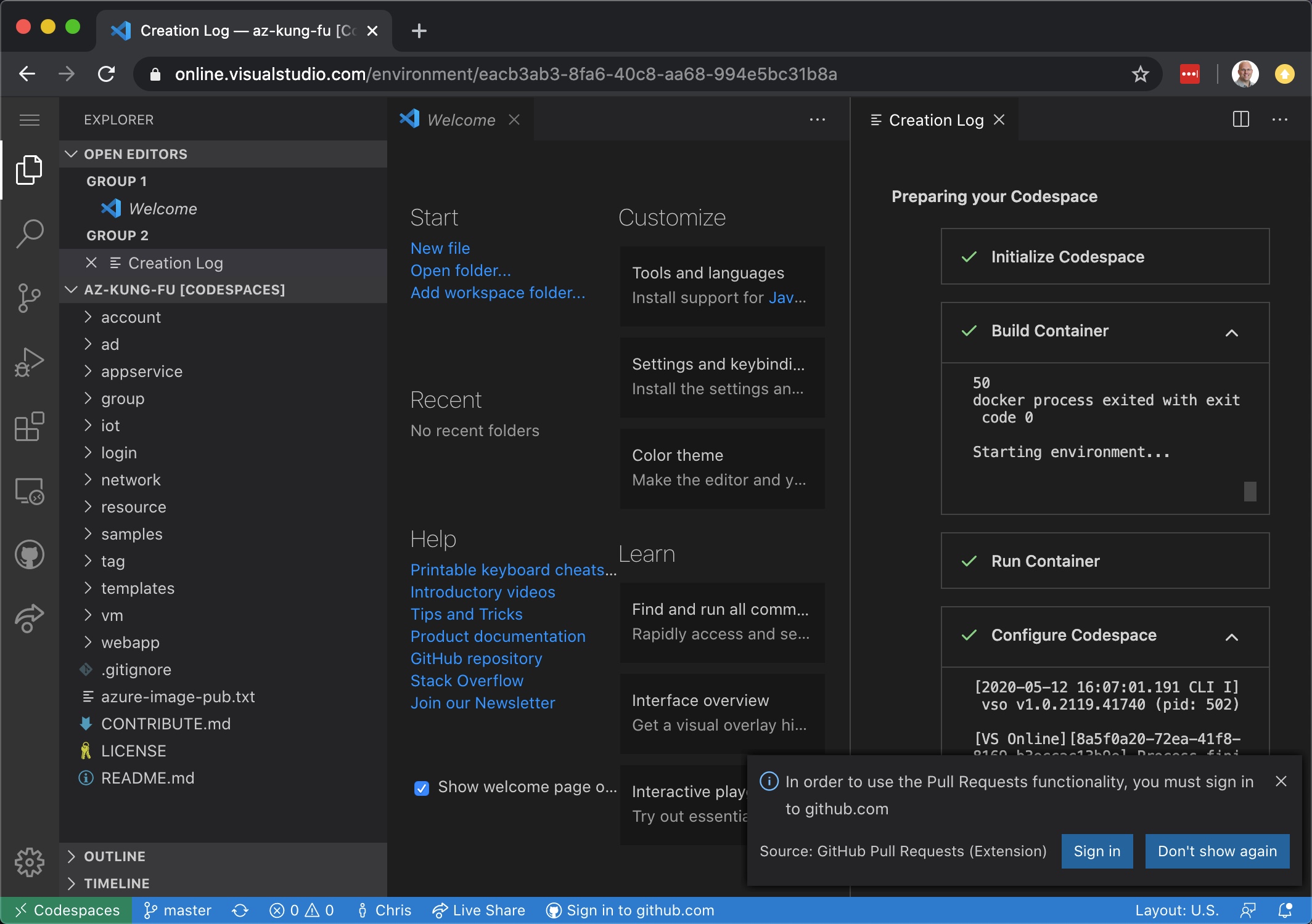 Getting Started With Visual Studio Codespaces Cloud Ide Build5nines