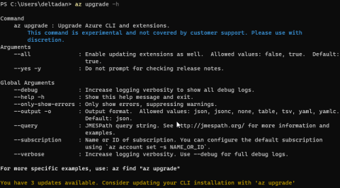Update Azure CLI From The Command-line (az Upgrade) | Build5Nines