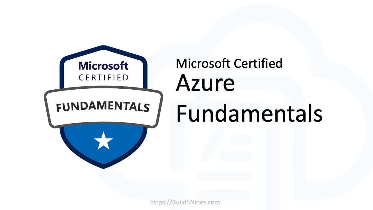 Microsoft Certified Azure Fundamentals Certification Az 900 Exam